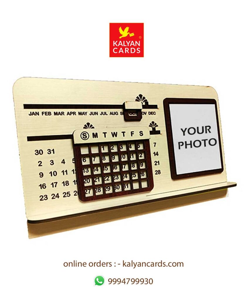 Desktop Calendar Photos with Mobile Stand